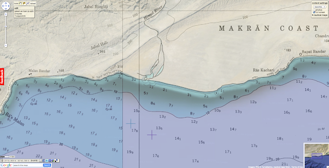 GeoGarage blog: Island pops up after the earthquake in Pakistan