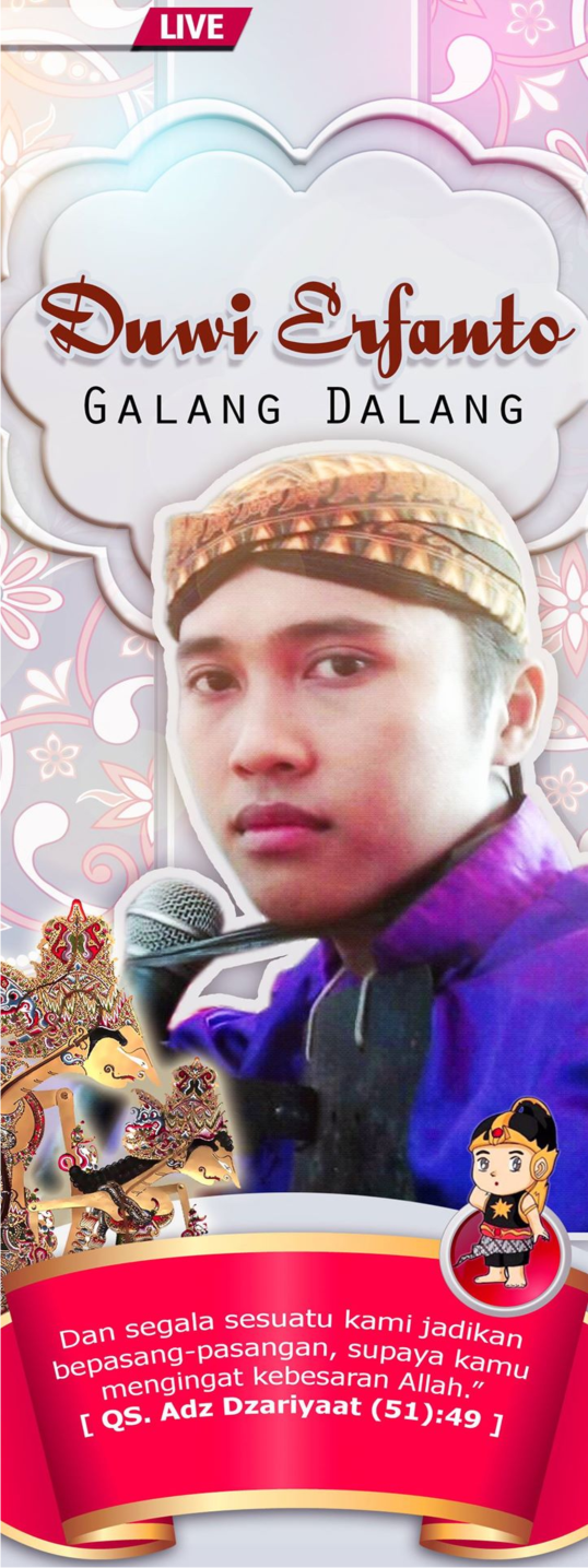 Contoh X-Banner untuk Pernikahan - Design Banner Pamflete