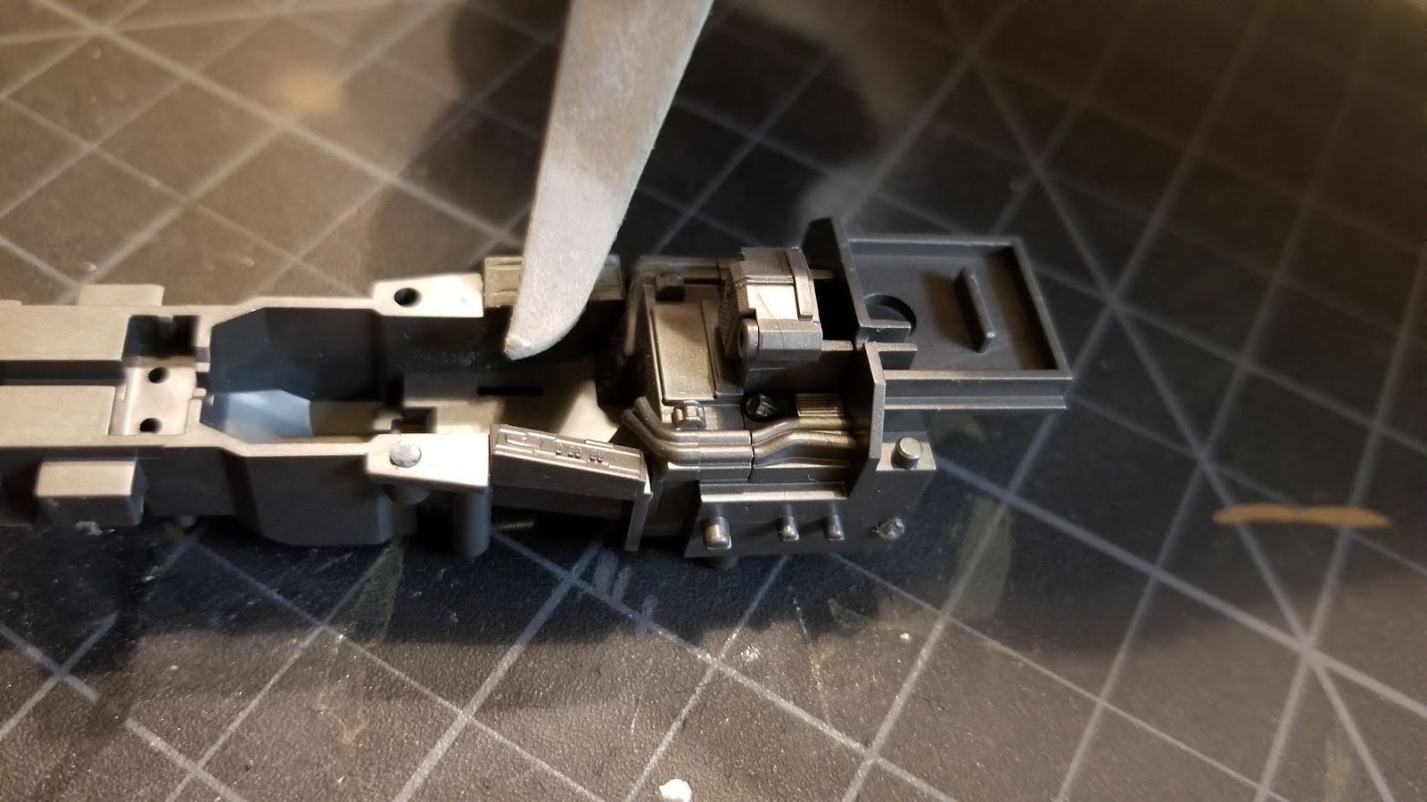 Bandai 1/48 scale X-Wing Model Build: Pt II Cockpit Assembly, Photo ...