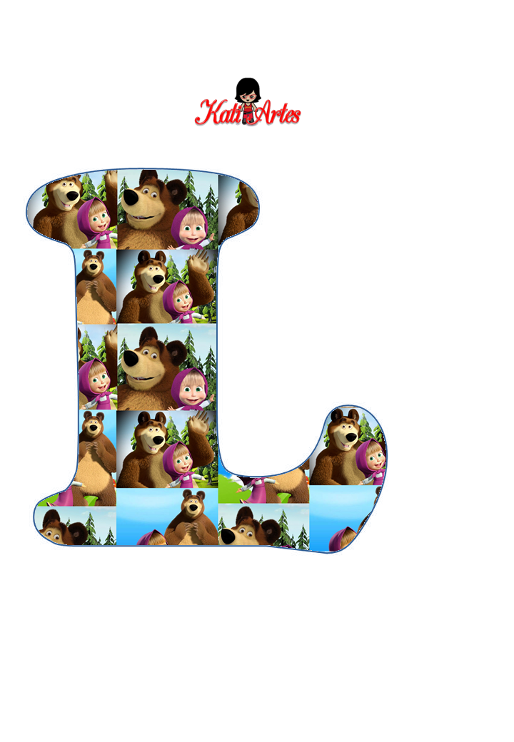 Abecedario de Masha y el Oso. Masha and the Bear Alphabet. - Oh my ...