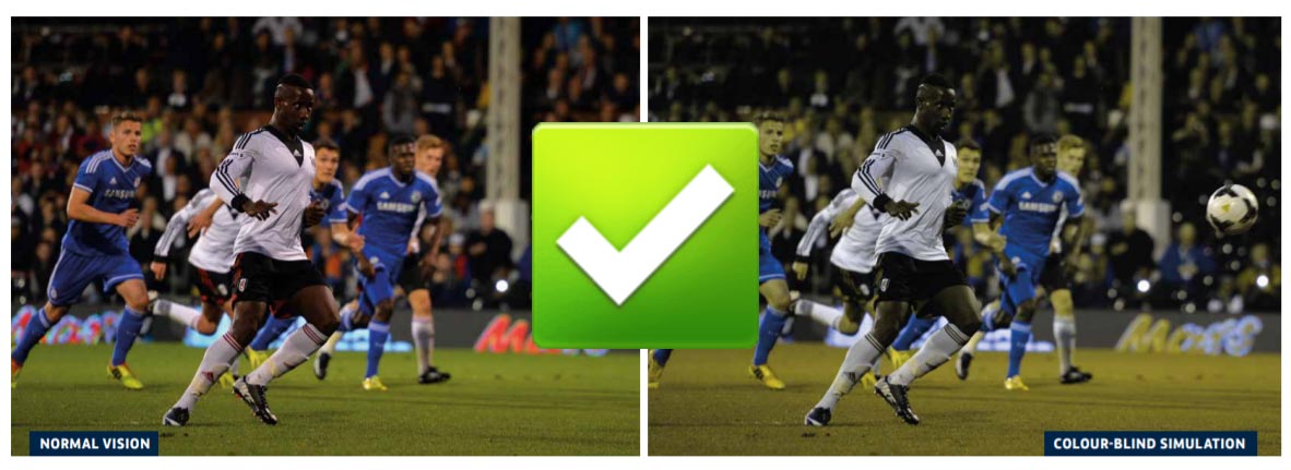 UEFA Kit Color Blindness Simulation - Why Dark vs Light Is The Ideal ...