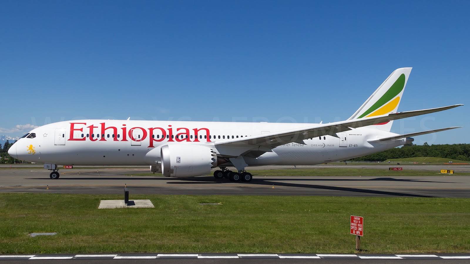 Puget Sound - Boeing Test Flights: ET-ATI B787-8 Ethiopian Airlines ...