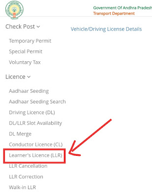 How to apply Learner's licence (LLR) in AP