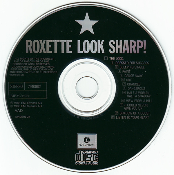 CLASICOS DE COLECCION-RADIO: ROXETTE - Look Sharp! (1988)