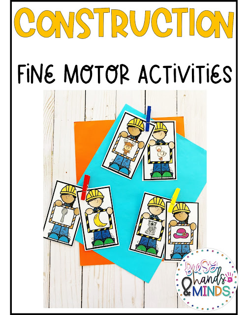 Construction Fine Motor Activities | Busy Hands and Minds