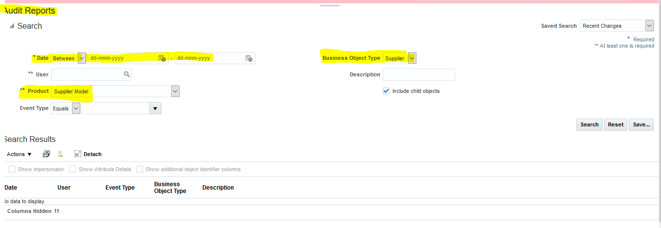 Oracle Applications Blog Enable Auditing In Oracle Fusion