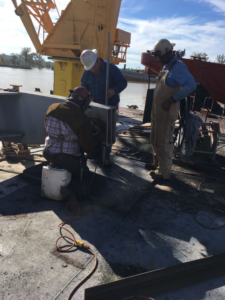 Industrial History: Salvaging Barges