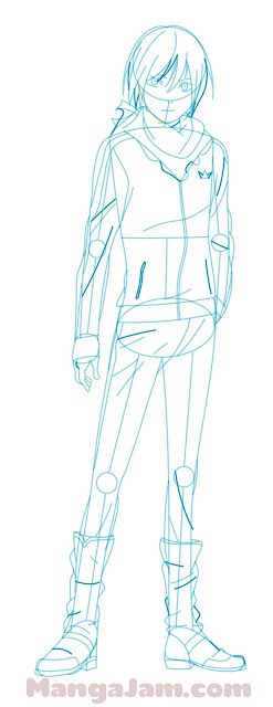 Cách vẽ body Yato từ Anime Noragami | Vẽ Từng Nét Nhỏ