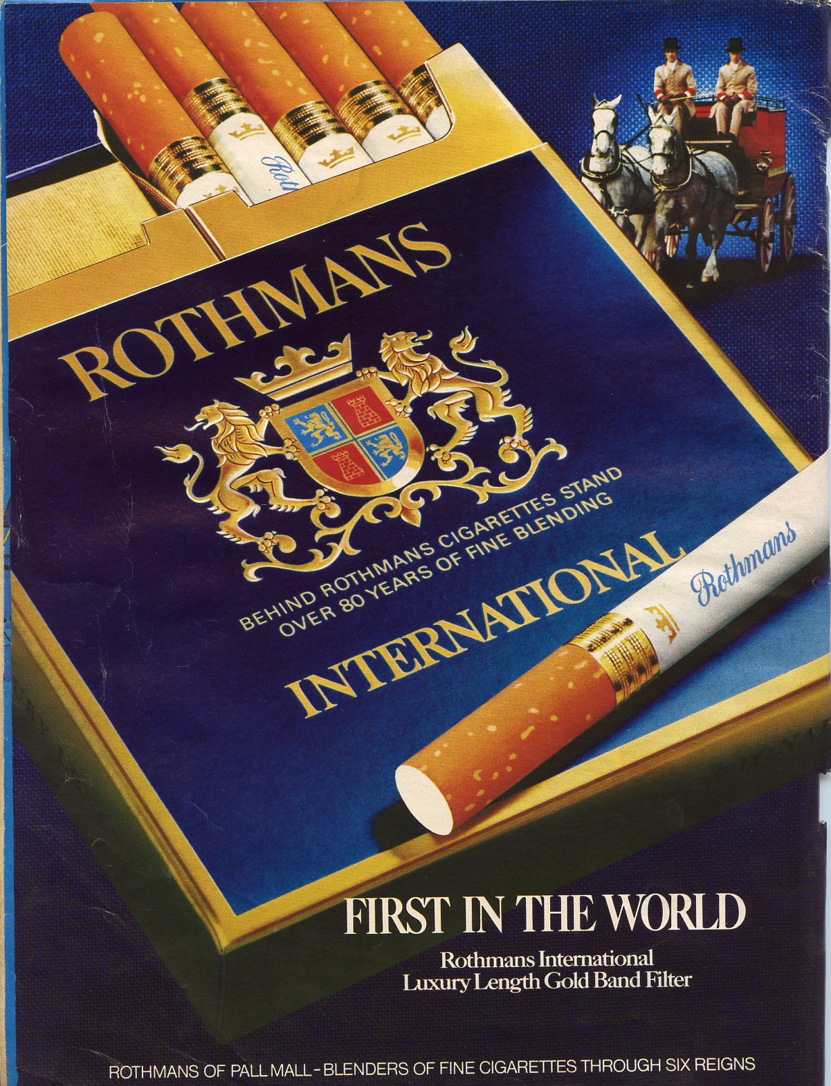 Estação Cronográfica: Janela para o passado - cigarros Rothmans, 1981