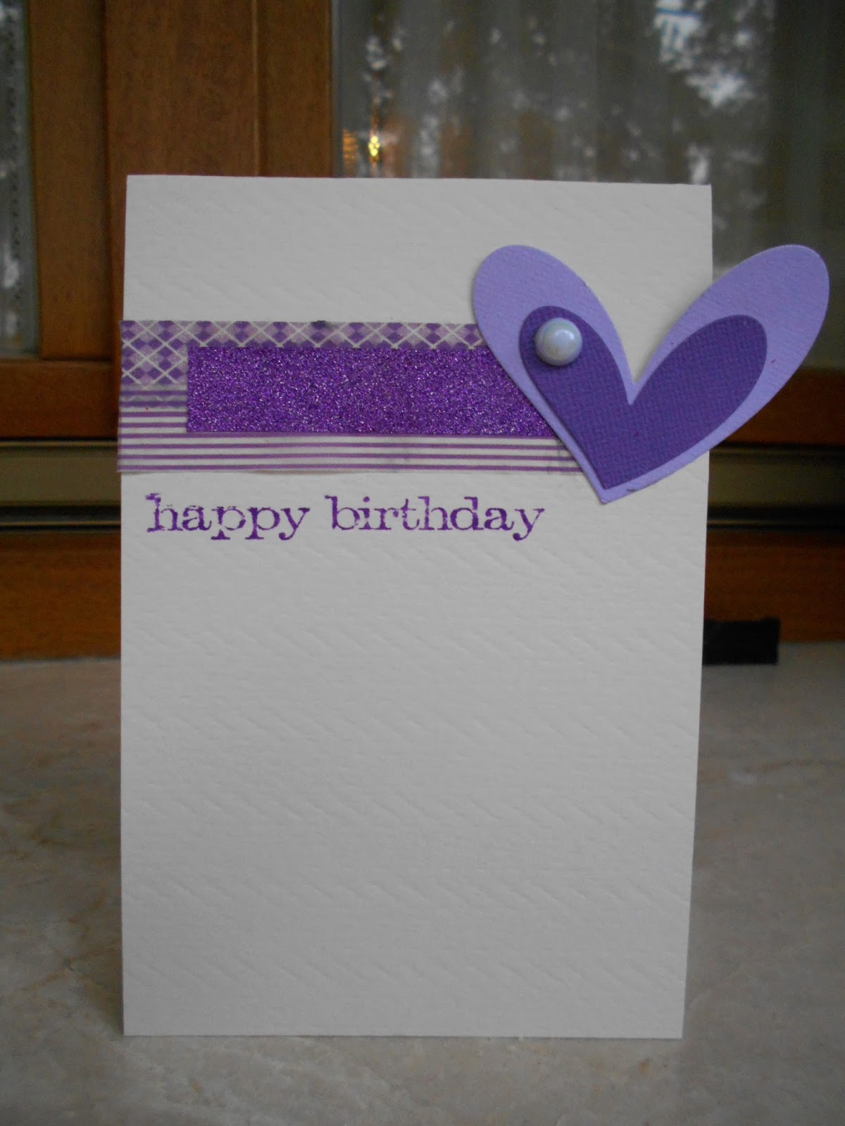 scrapperita: Card "Happy Birthday" in viola