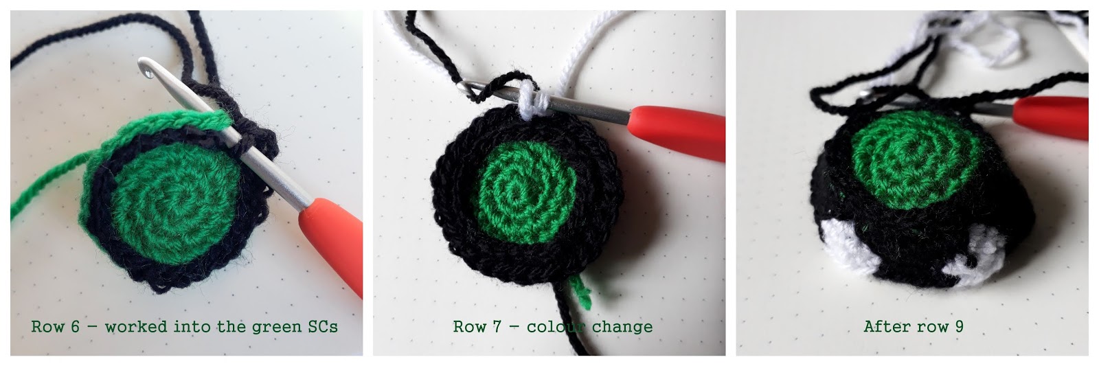 Amigurumi Evil Pea - Free Crochet Pattern