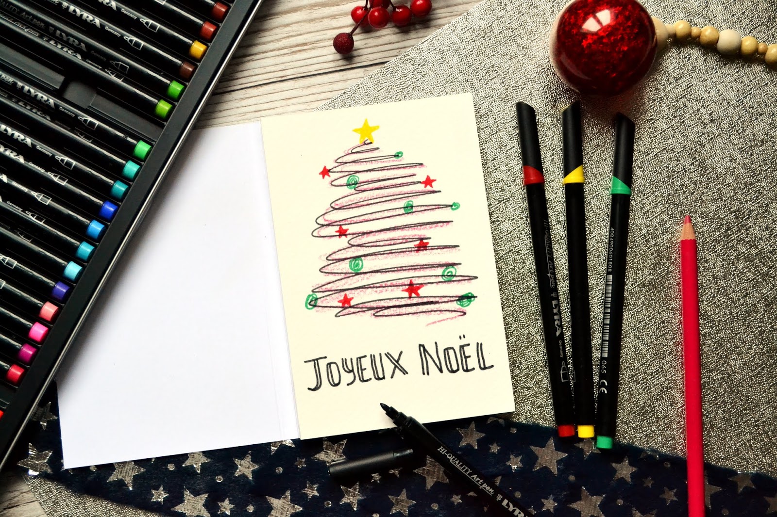 Blog L'univers de Mel: Cartes de Noël : des DIY simples et rapides
