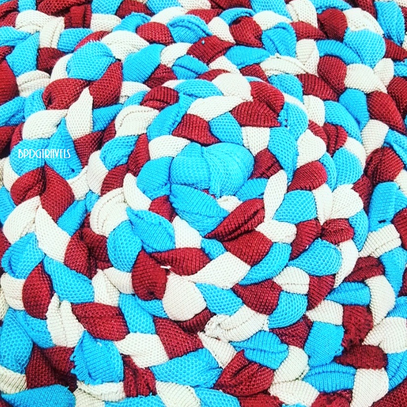 Recycled Craft - DIY Braided Rug from Old Fabric | BPDGTravels ...