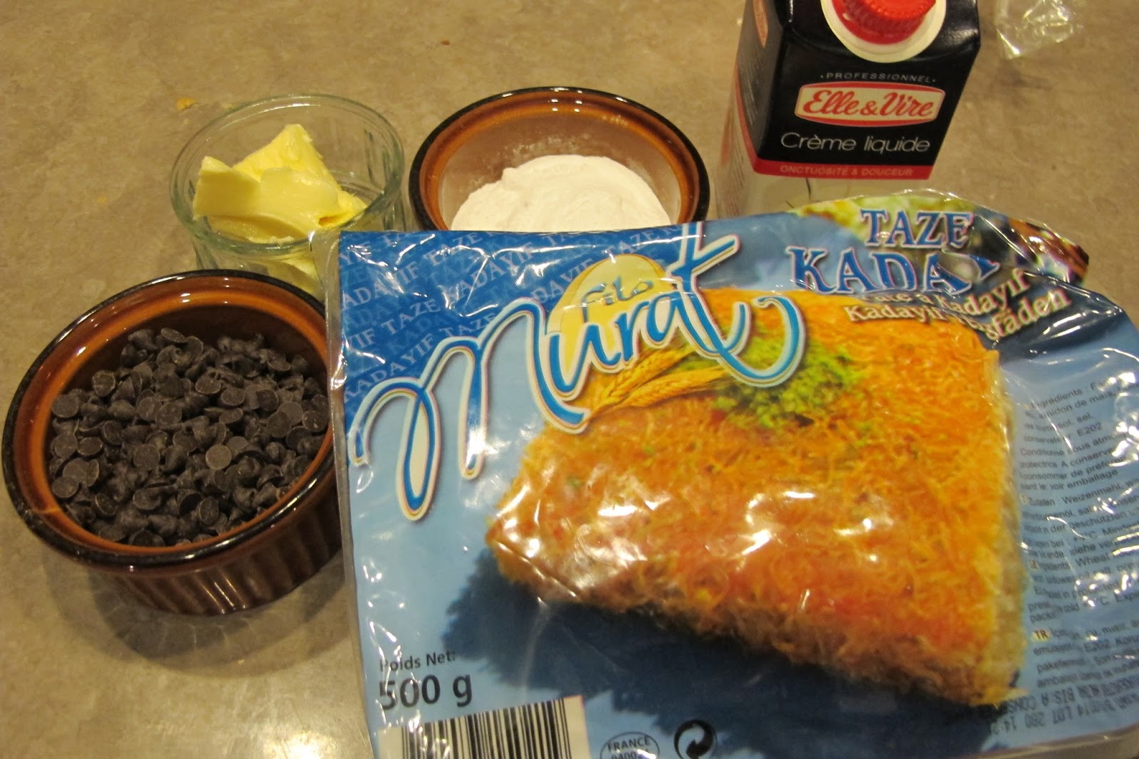 Nid glacé et chocolaté