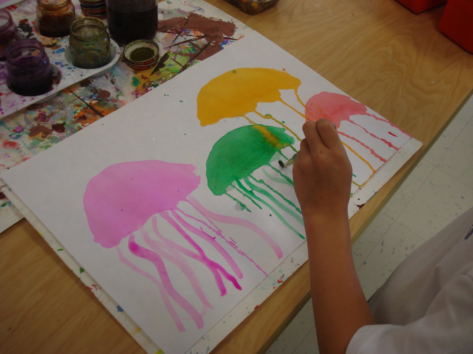 COLOR for EVERYONE: Water Color Jelly Fish