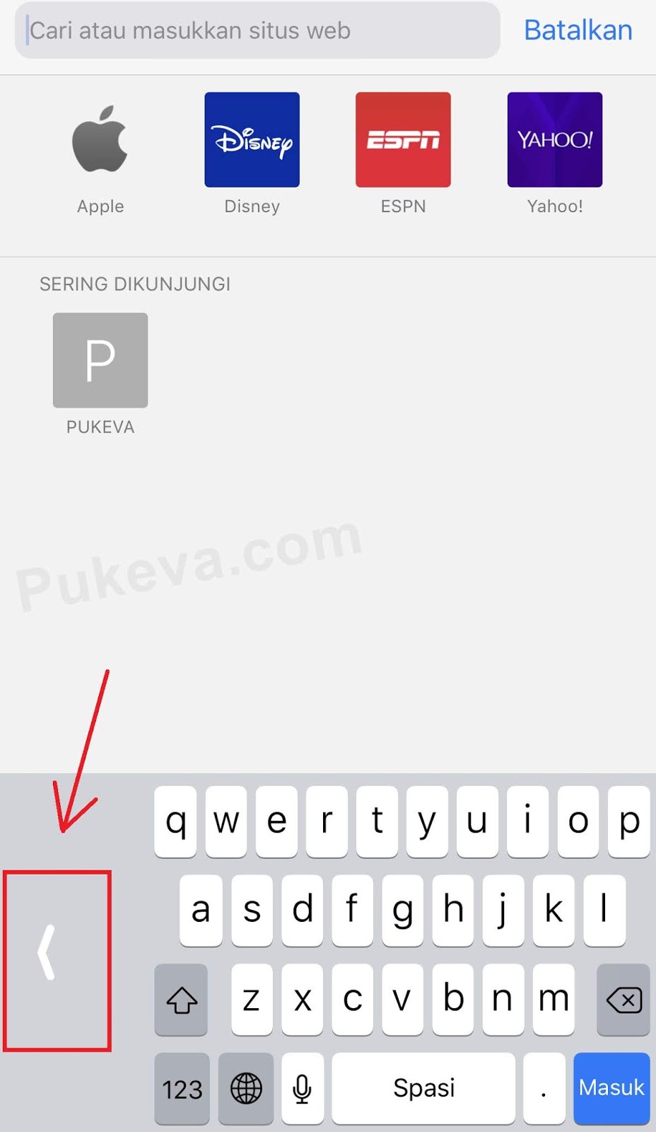 Cara Mengaktifkan Keyboard Satu Tangan pada iPhone | PUKEVA