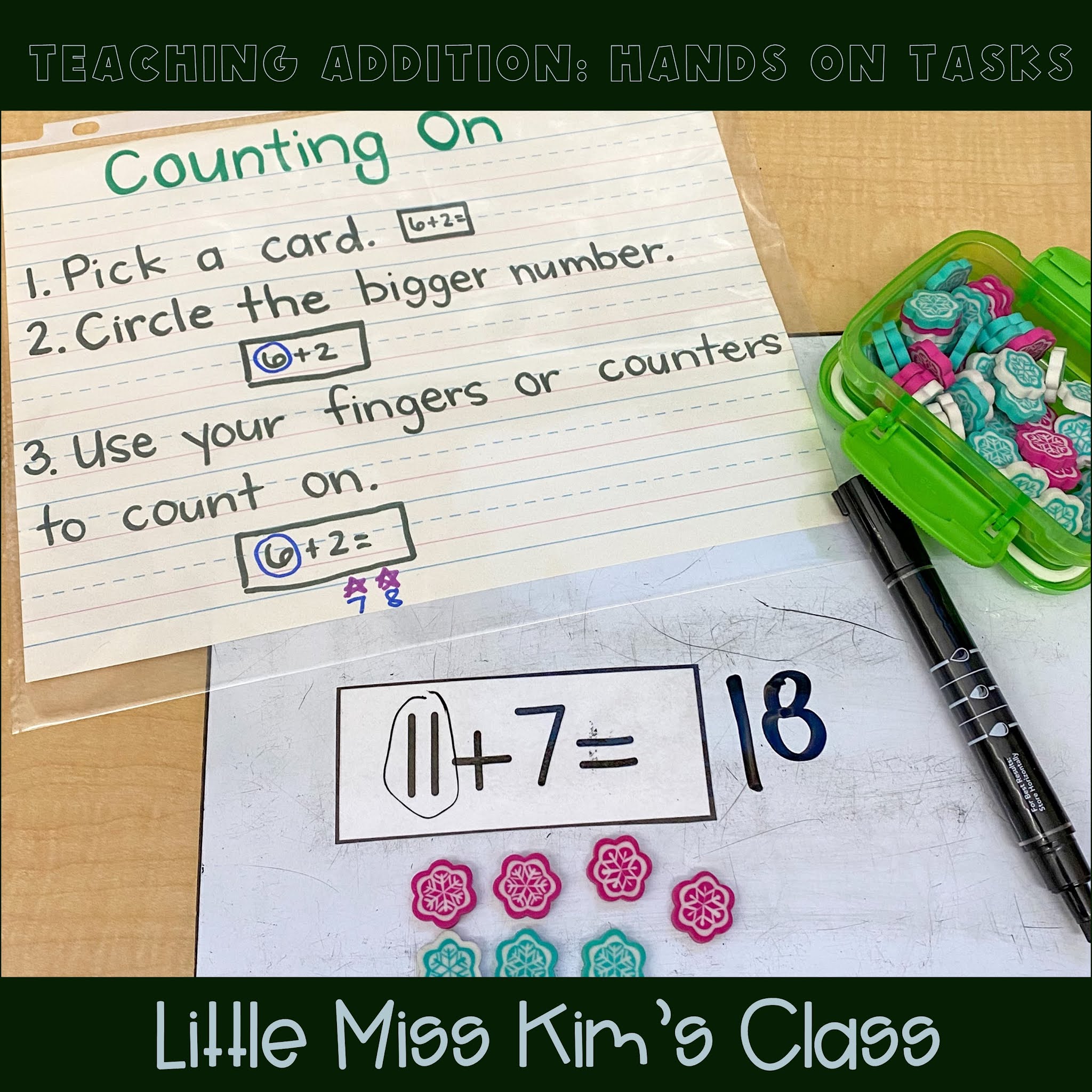 Little Miss Kim's Class: Activities & Freebies for Teaching Addition