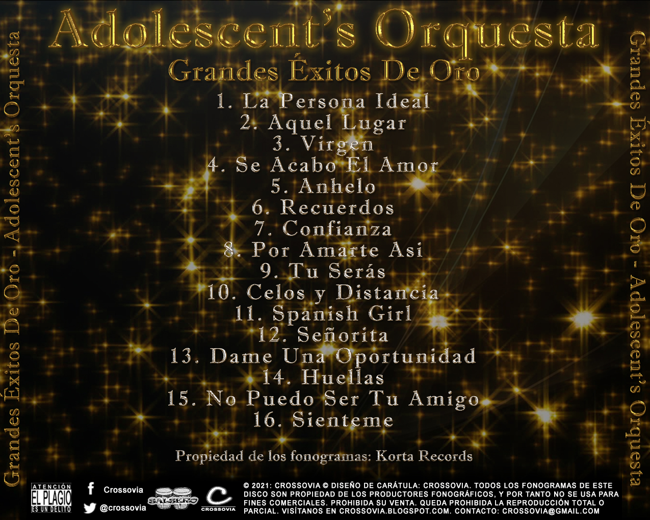 GRANDES EXITOS DE ORO: ADOLESCENT'S ORQUESTA (2021) (FLAC - MP3 320 ...