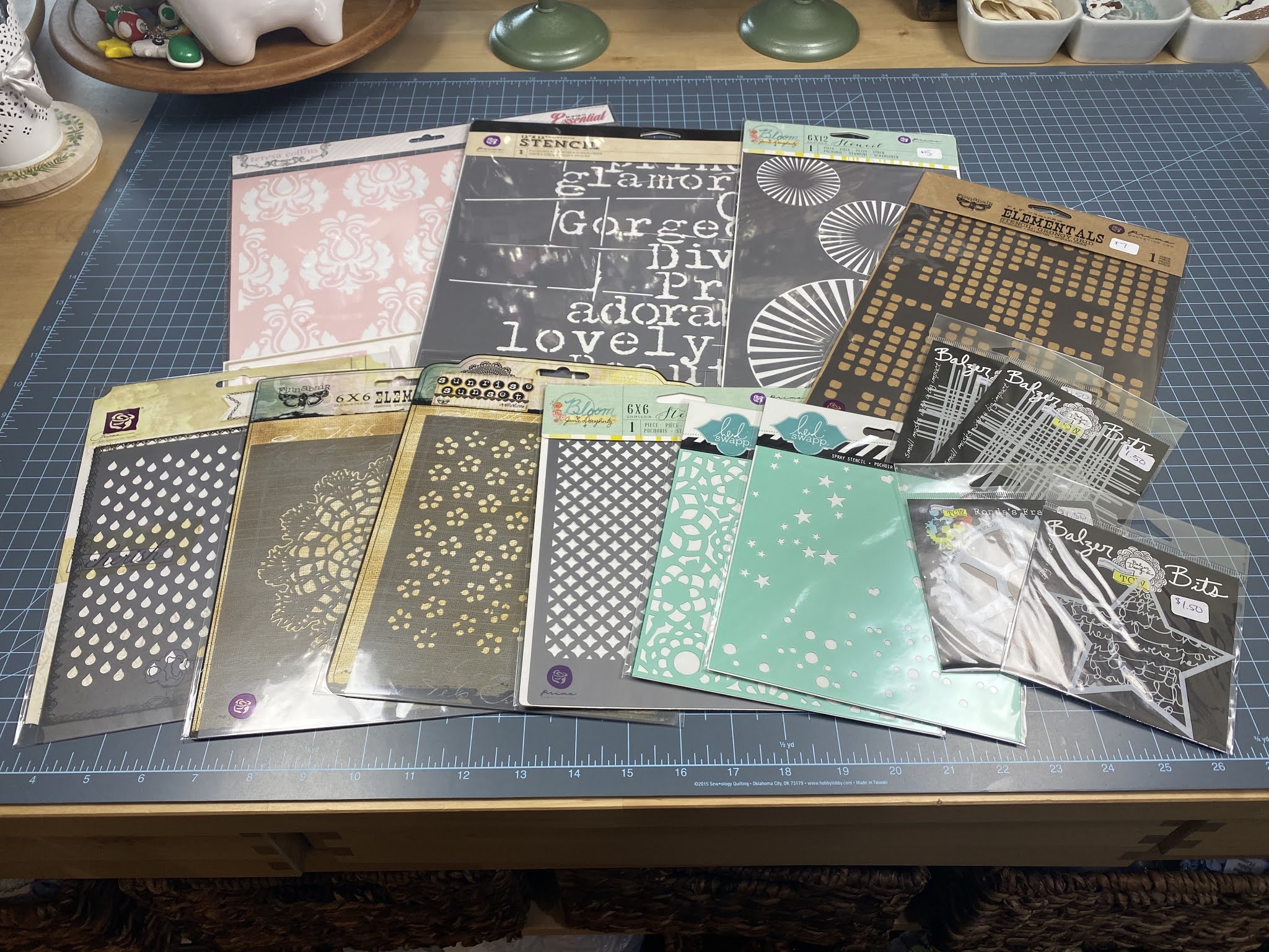 The Jule Box Shop: Mega Stencil De-Stash Bundle!