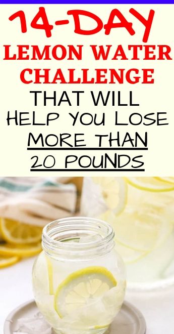 Here’s A 14-Day Lemon Water Challenge That Will Help You Lose Weight ...