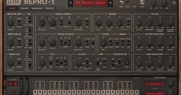 MATRIXSYNTH: u-he Repro-1 SCI Pro-One Based Software Synth Beta Now ...