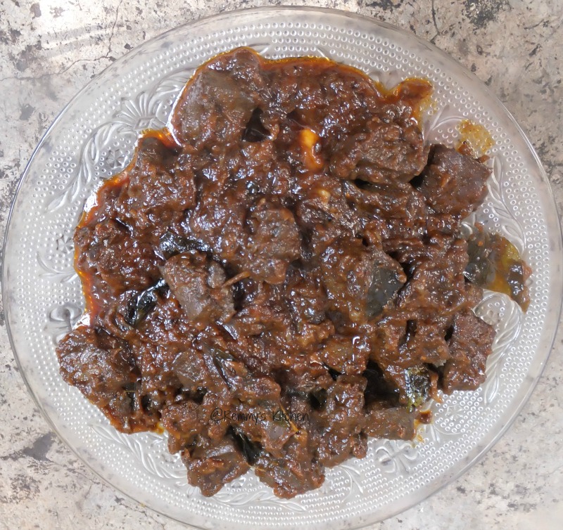 Remmy's Kitchen: Liver roast / Karal Olarthiyathu / Kerala style spicy ...