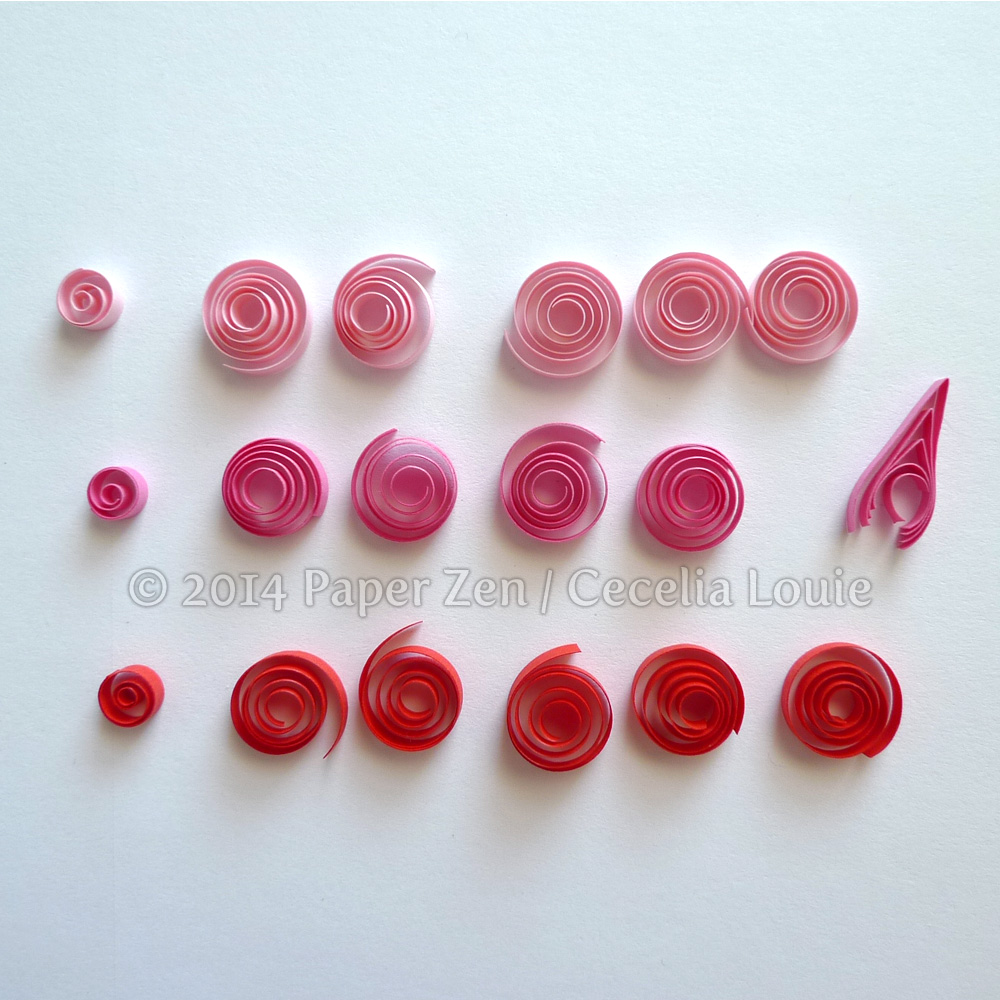 Welcome to Paper Zen ~ Cecelia Louie: Cut-Coil Quilling A Reverse Monogram