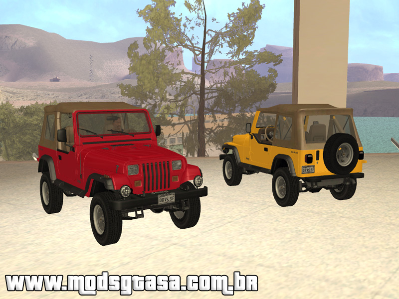 Mods GTA San Andreas: Jeep Wrangler Convertible