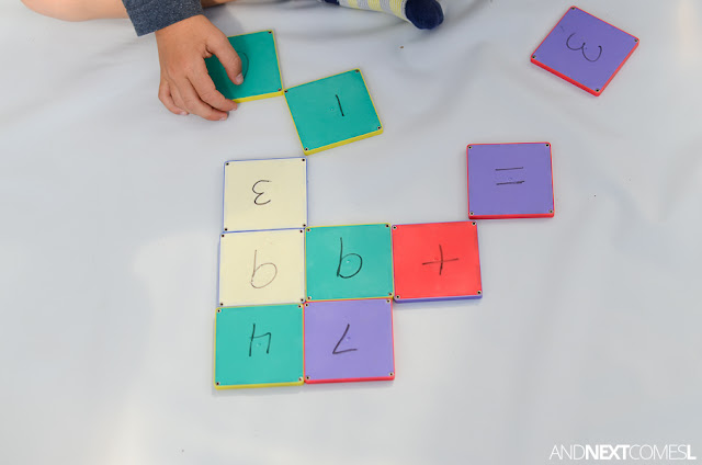 Simple Math Activity for Kids Using Magna-Tiles | And Next Comes L ...