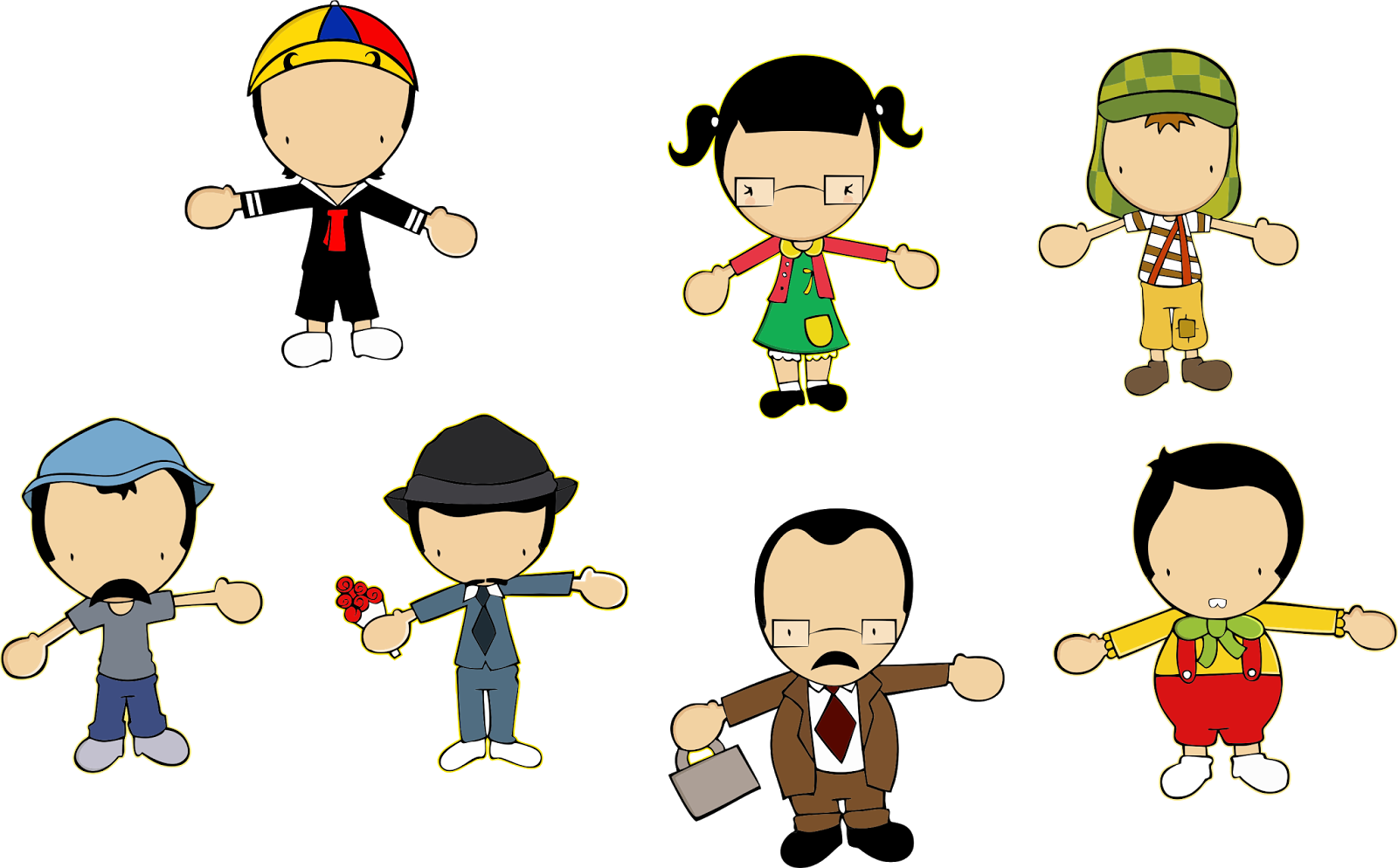 Turma do chaves 01 ~ VETORES DMG