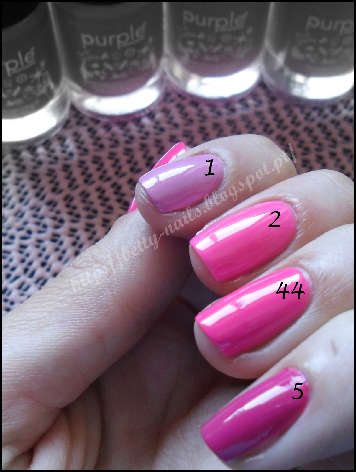 Betty Nails: Ombre Nails - Pinks From Purple Pro [44 Review]