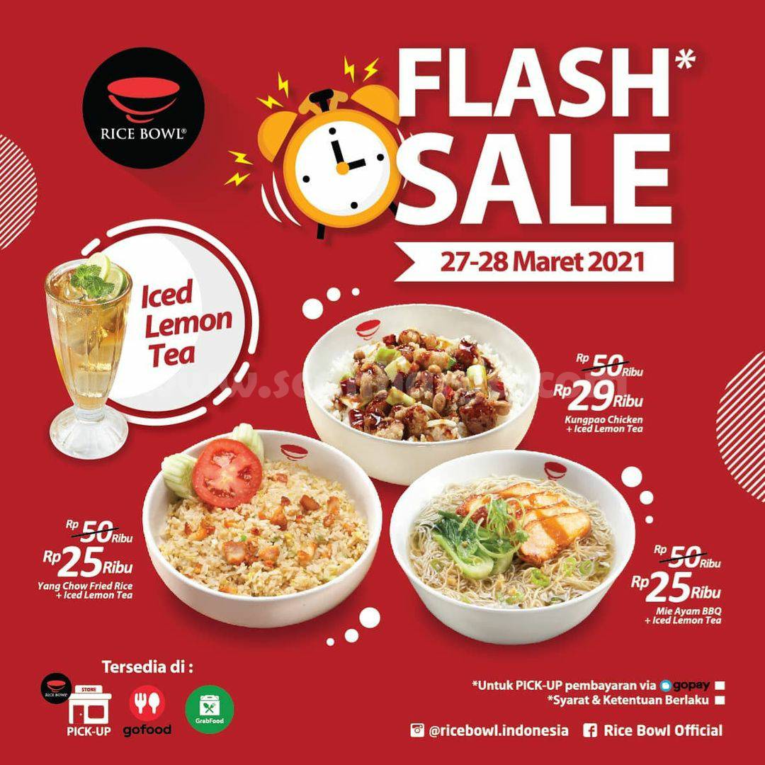 Rice Bowl Promo Flash Sale Spesial Menu mulai 25 Ribu - scanharga