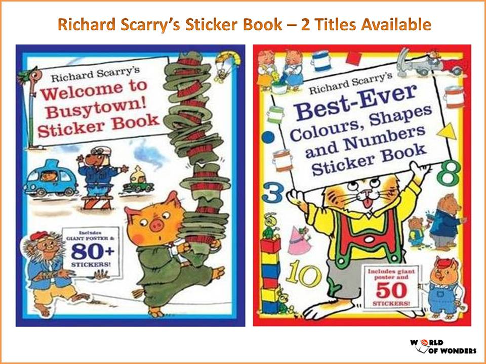 World of Wonders: Richard Scarry's Sticker Books