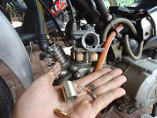 Seputar Sepeda Motor: Setting Karbu Seusai Reamer (VM16 Skep GL100)