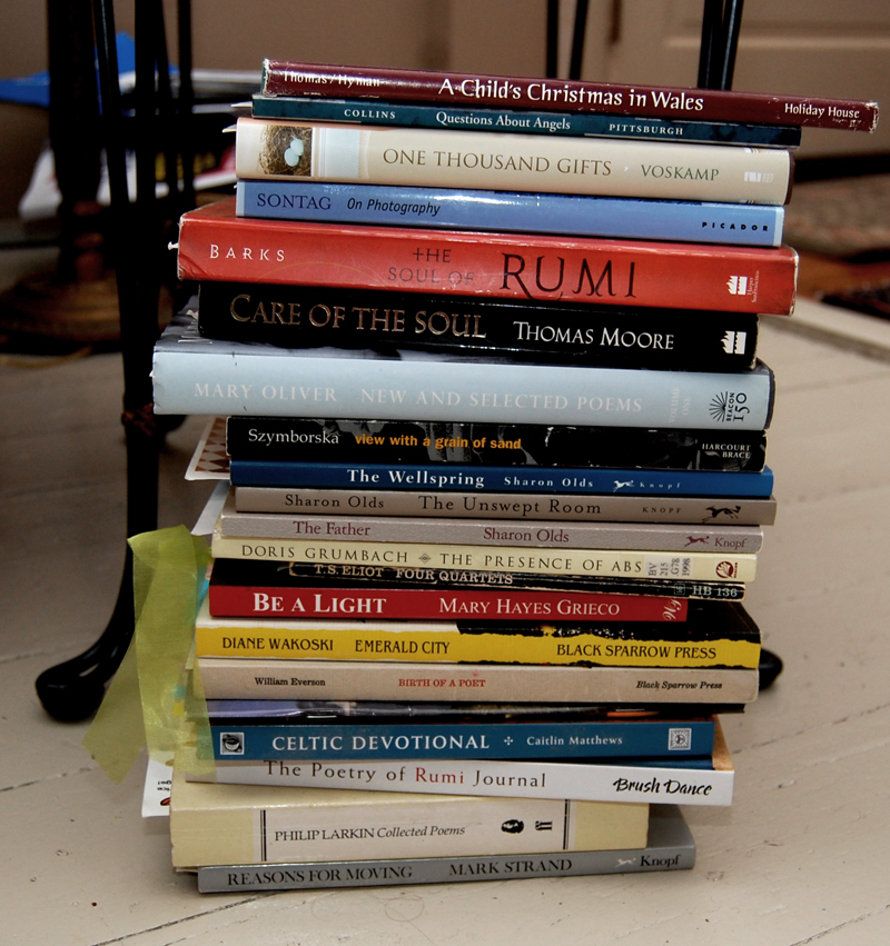 synch-ro-ni-zing: My personal work spaces and books