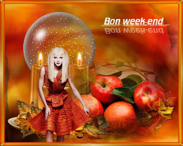 Mes créations pps et cartes virtuelles: Bon week-end