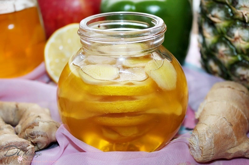 Domowy syrop z cytryny, imbiru i miodu - skuteczny na przeziębienie i ...