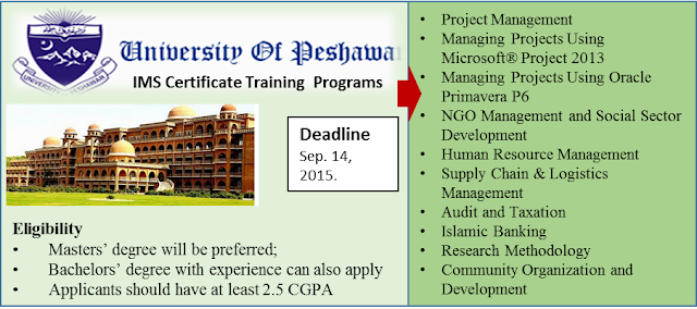Xplore Scholarships: Certificate Training Program at IMS, University of ...