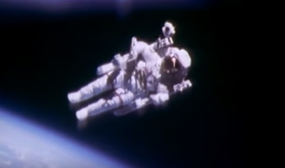 Florence Entertainment: Astronaut Bruce McCandless II Floats Free in Space