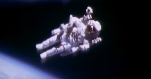 Florence Entertainment: Astronaut Bruce McCandless II Floats Free in Space