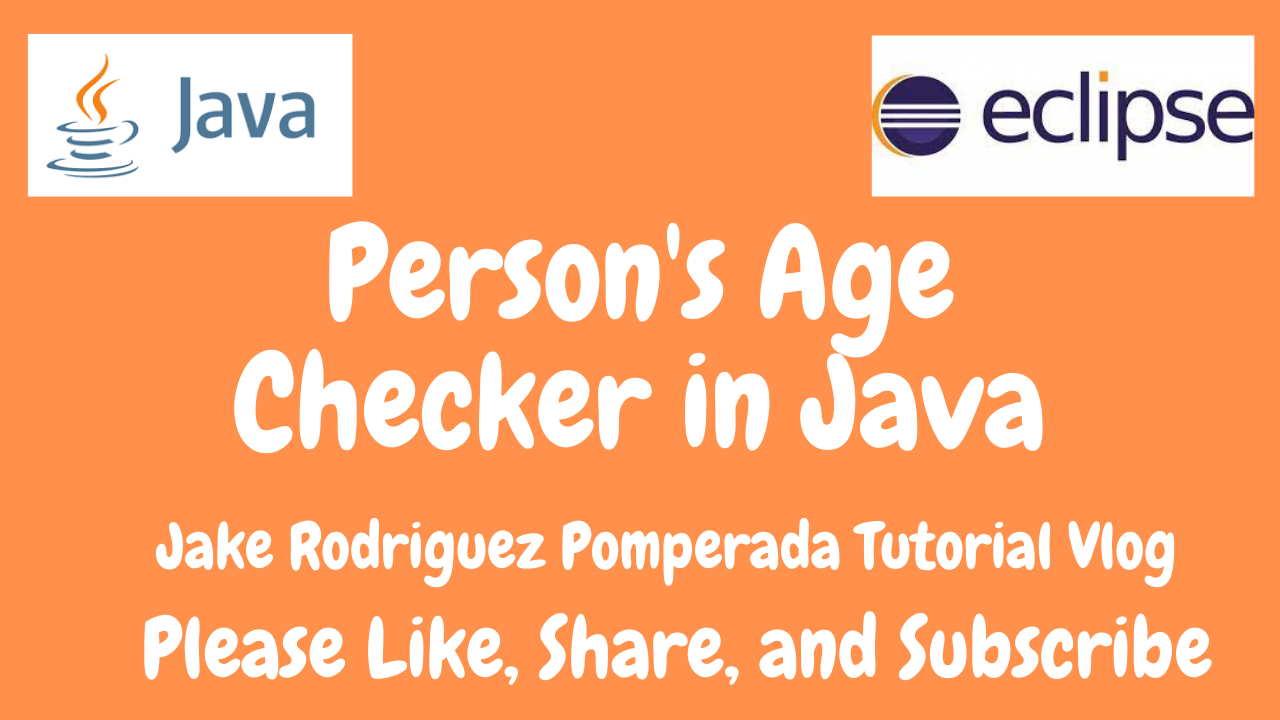 Free Programming Source Codes And Computer Programming Tutorials Persons Age Checker In Java