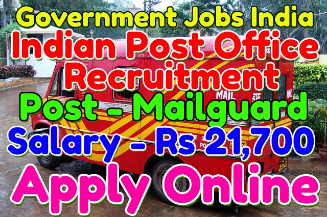 Indian Post Office Recruitment 2017 | Government Jobs India - JobsGovInd