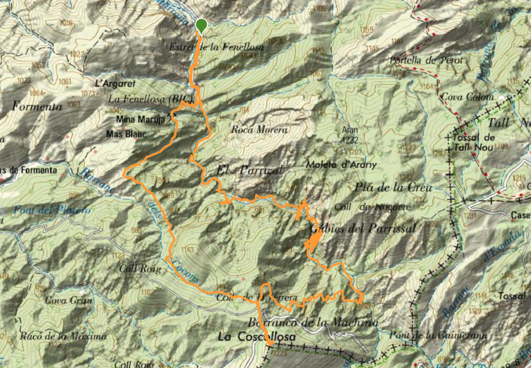 MONTAÑAS DE AYER Y DE HOY: BECEITE - Circular a la Coscollosa 1.227m ...