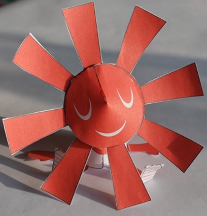 Help Japan - Rising Sun Papercraft | Papercraft Paradise | PaperCrafts ...