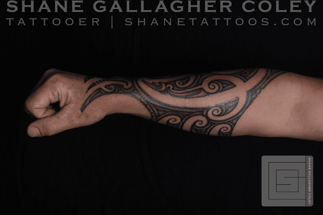 Sonya: Maori Forearm Tattoo Ta Moko