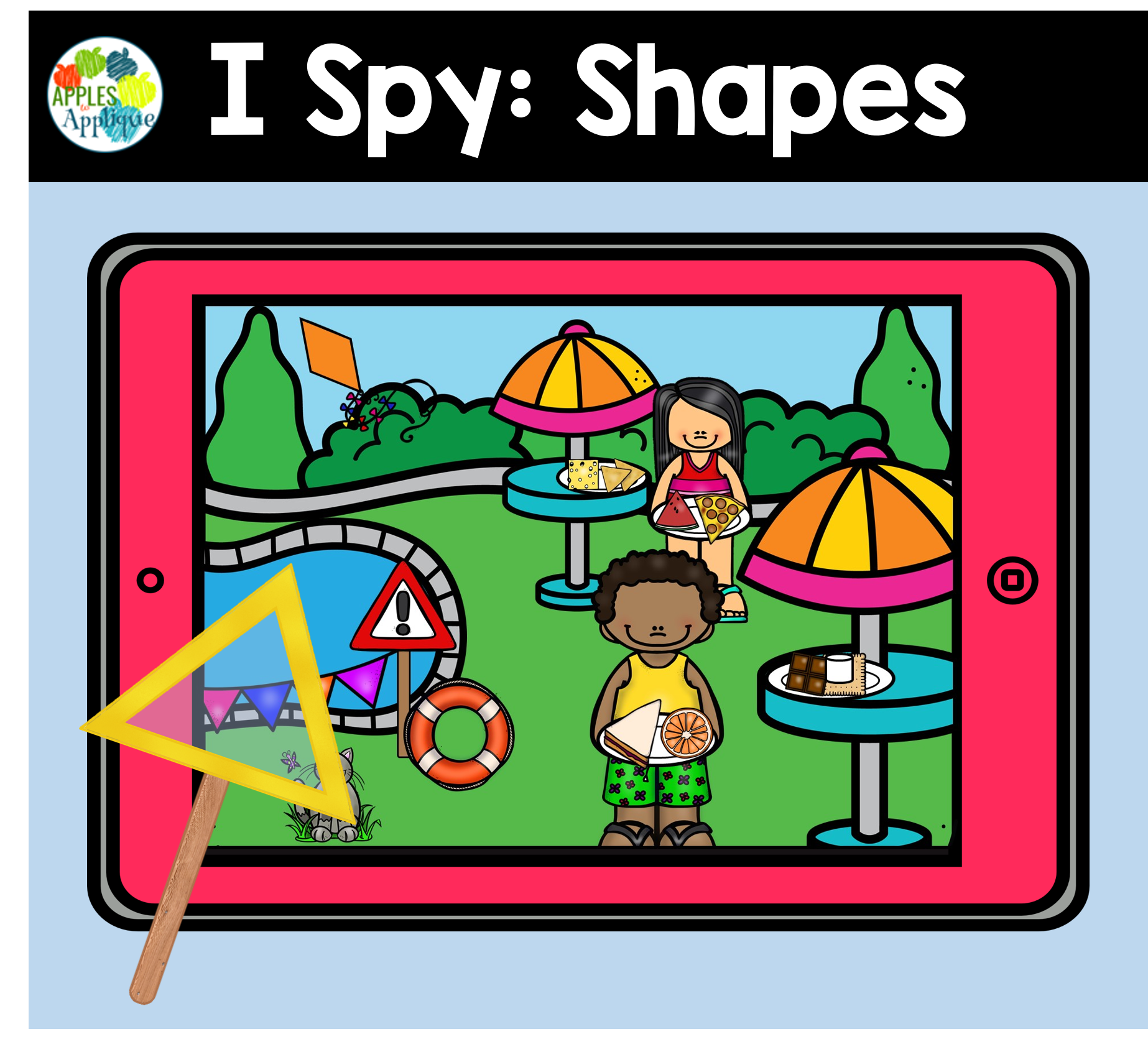 Apples to Applique: Digital Shape Detective Activity Apples to Applique: Digital Shape Detective Activity
