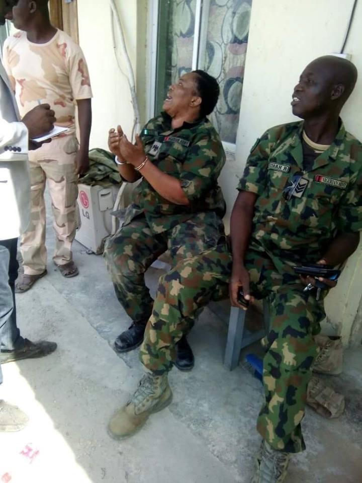 Female Army Major imposter apprehended in Abuja with Children and bombs ...