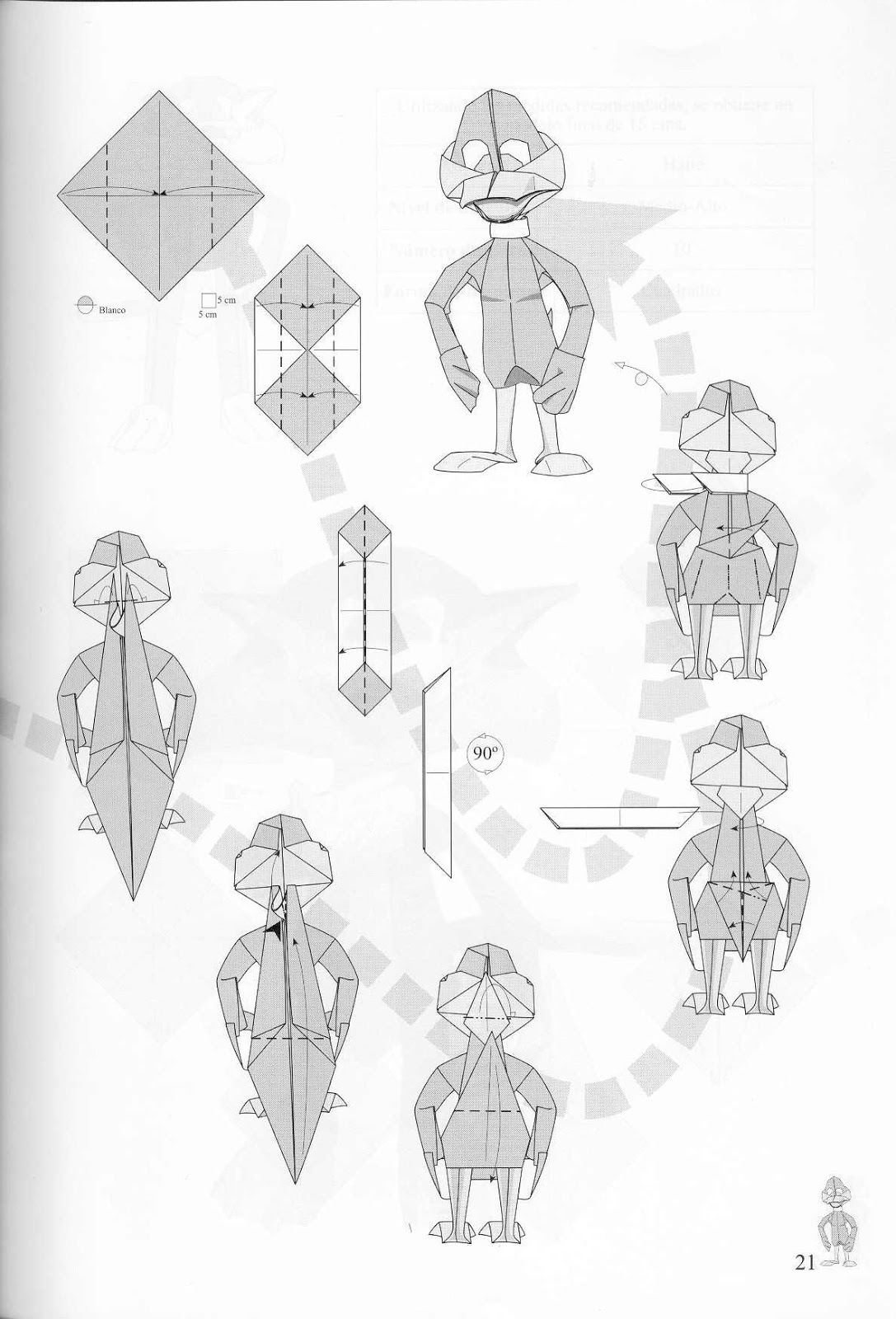 Origami Cartoon 1-Halle - Ruby Book Origami