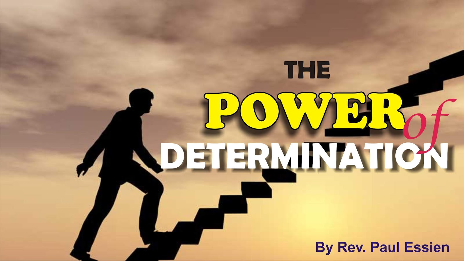 THE POWER OF DETERMINATION (PART 1) ~ Moment Of Discovery With REV.PAUL ...
