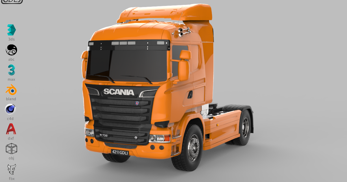 Scania R730 V8 Orange | Layth Jawad